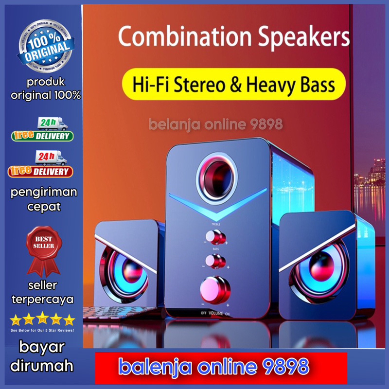 Jual PALING DIGEMARI.. Speaker Advance CLS 200/201BT Streo USB / Sounbard Speaker Pc Laptop ...