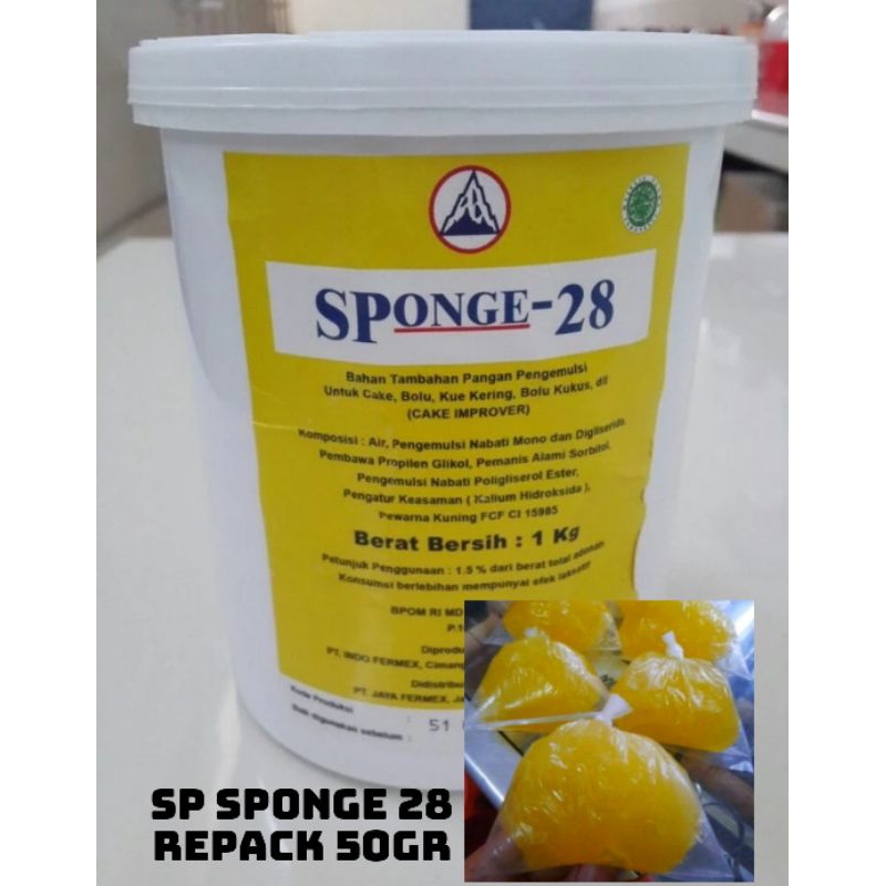 Jual SP SPONGE - 28 REPACK 50gr -pengembang kue | Shopee Indonesia