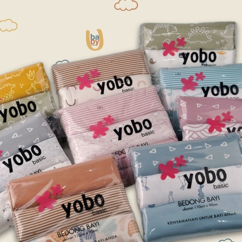 Jual Baby-U Yobo Bedong Bayi Basic Kain Bedong Instan Selimut Bayi ...