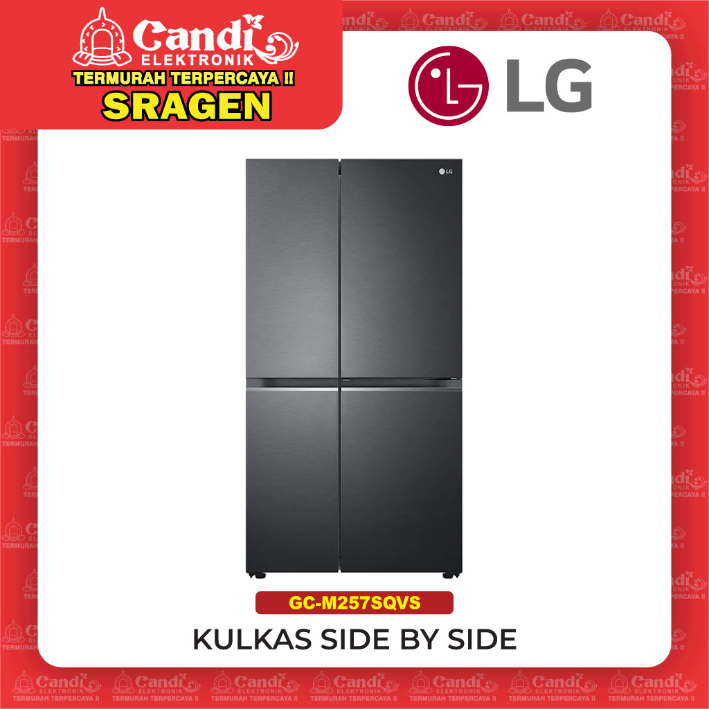 Jual LG Kulkas Side by Side 694 Liter Smart Inverter Compressor - GC-M257SQVS | Shopee Indonesia