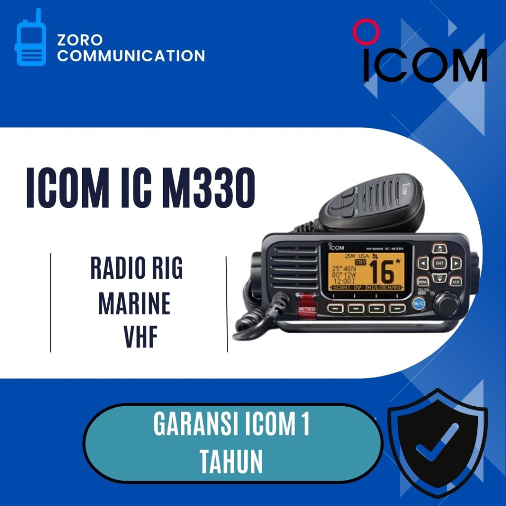Jual Icom IC-M330 Rig VHF Marine Original Baru ICM330 IC M330 | Shopee Indonesia