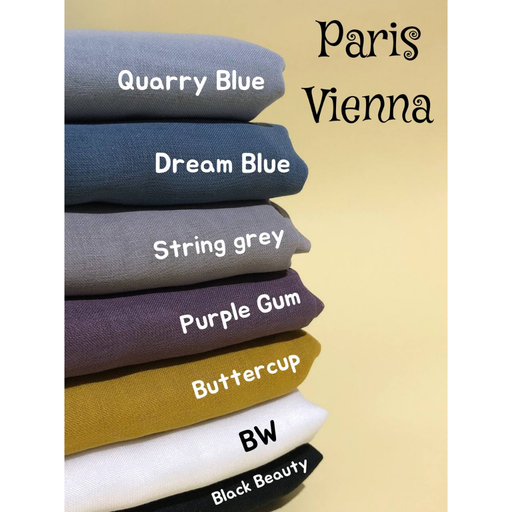 Jual Kain Paris Premium / Kain Paris Vienna Harga per 125 cm / paris ...