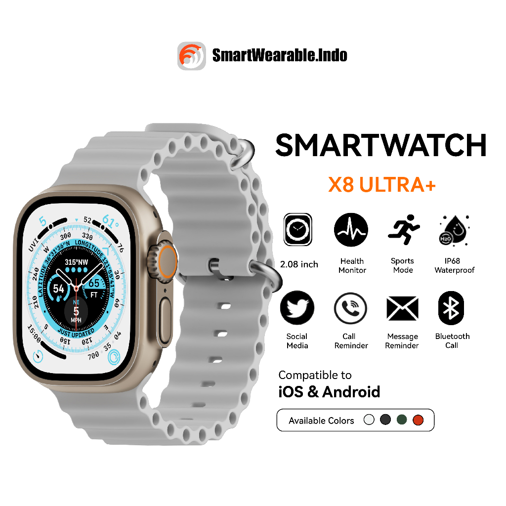Jual gratis ongkir Original Smartwatch X8 Ultra+ Watch 8 Max 49MM ...