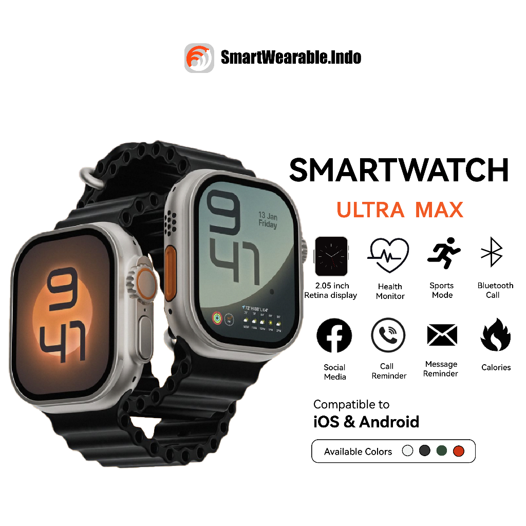 Jual gratis ongkir Original New Smartwatches Hi Ultra Max Series8 49 MM ...