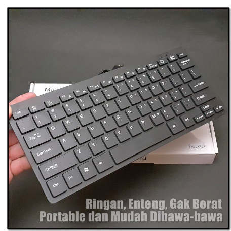 Jual Mayy official id Keyboard kabel gaming komputer pc mini silent ...
