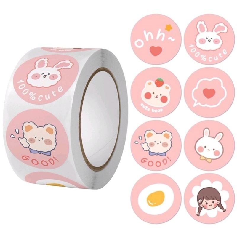 Jual Sticker Label Aesthetic Stiker Segel Decor Amplop Souvenir Lucu 2 ...