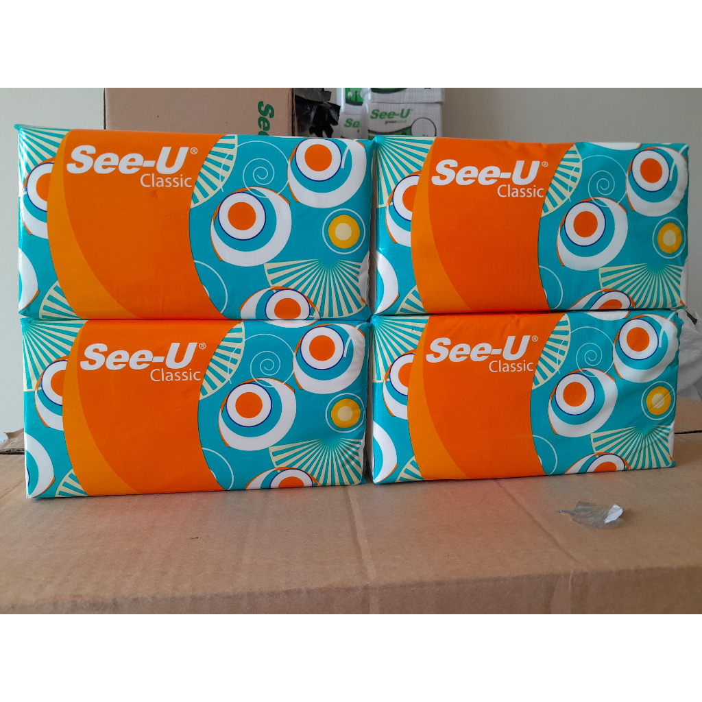 Jual Tissue See-U Facial Classic Tisu Soft Pack SP 250 SH Isi 4 Lebih ...