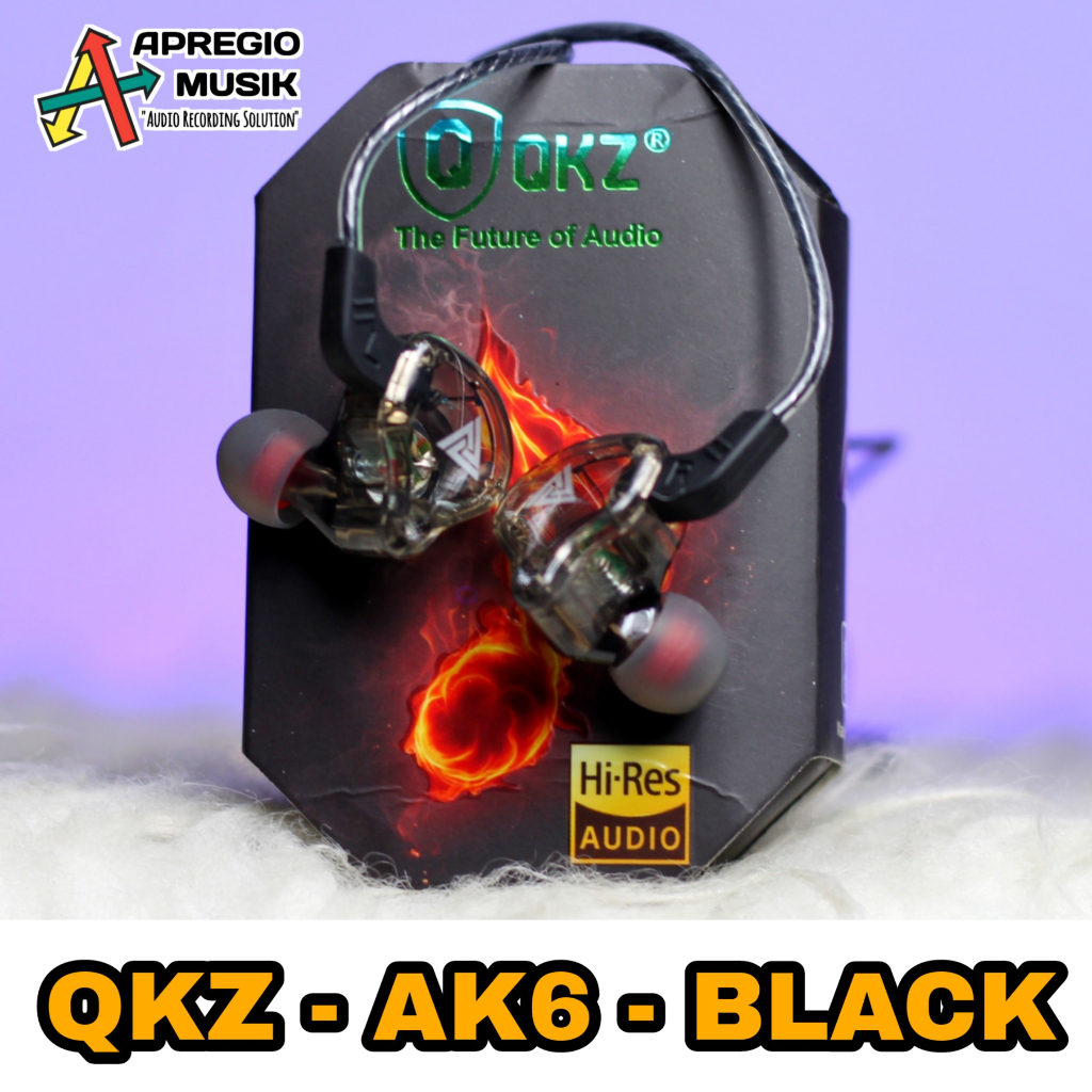 Jual QKZ AK6 IEM HiFi Earphone Bass Dynamic Driver with Mic | Shopee ...