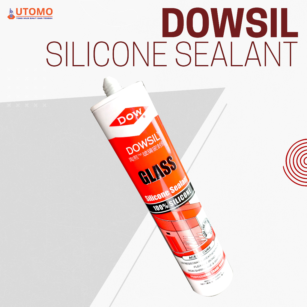 Jual Silicone Sealant Acetic Cure Dow Corning Dow Sil Lem Sealant Kaca Asam Dow Sil Lem Sealent ...