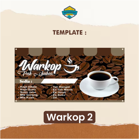 Jual Cetak Spanduk Banner Warkop Desain Kekinian | Shopee Indonesia