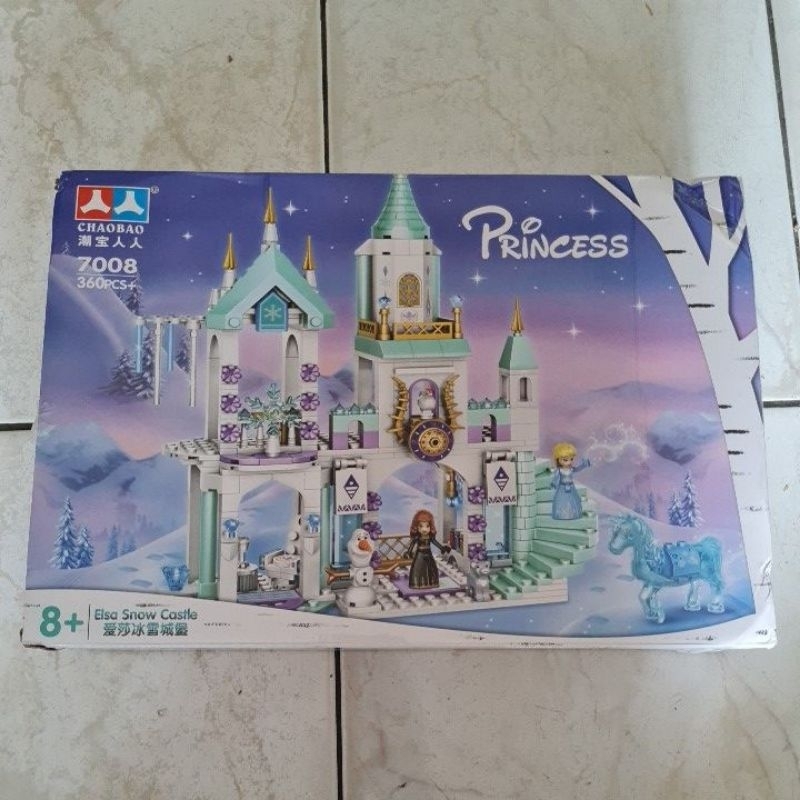 Jual Mainan Bricks Frozen Princess Frozen Elsa Snow Castle Istana ...