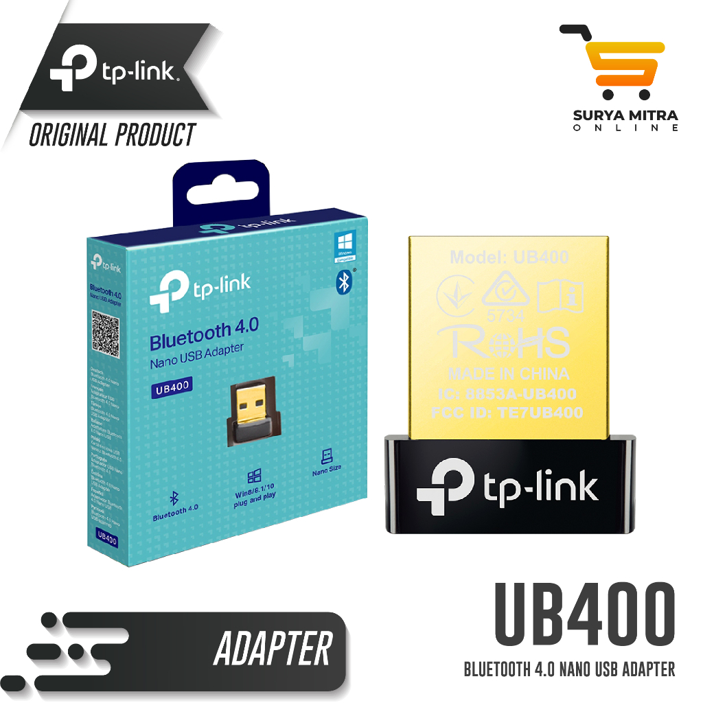 Jual TP-Link UB400 TPLink USB Bluetooth V4.0 Nano USB Adapter | Shopee Indonesia