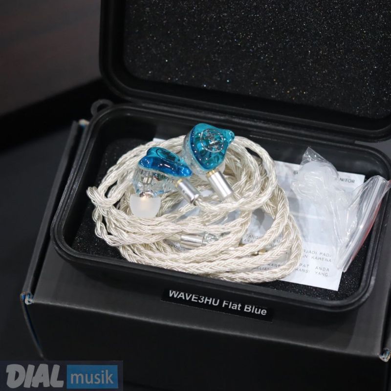 Jual Wave Audio Monitor WAVE3HU Flat Blue - In Ear Monitor Original ...