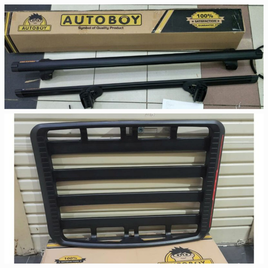 Jual RAK BAGASI ATAS MOBIL UNIVERSAL MODEL ROCKFORD + CROSSBAR RAK KAKI ...