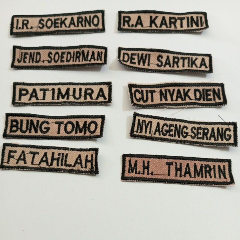 Jual ATRIBUT PRAMUKA / BET PAHLAWAN / BORDIR | Shopee Indonesia