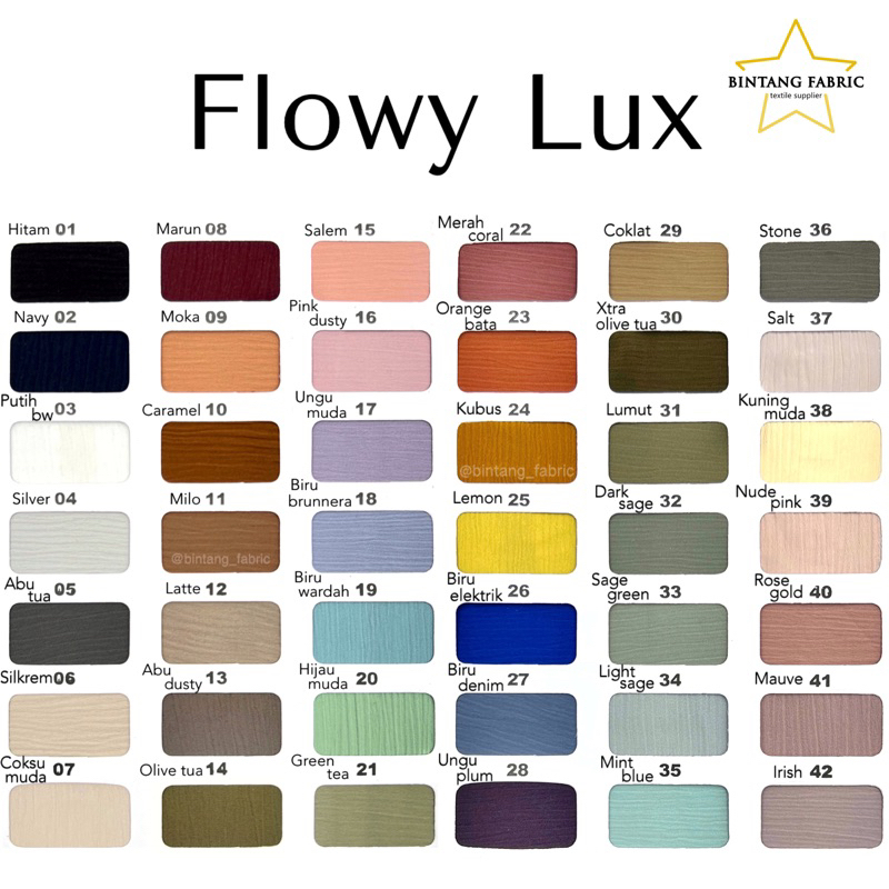 Jual Bahan Kain Flowy Lux Youryu Crinkle Airflow 0,5 meter | Shopee ...