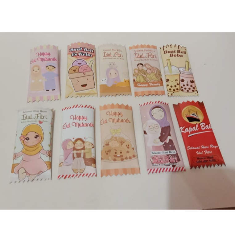 Jual Amplop Lebaran Bentuk Permen Lucu Amplop Lebaran Idul fitri Bentuk ...