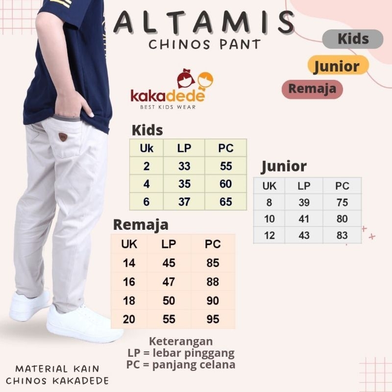 Jual ALTAMIS PANTS (CHINOS PANTS) | Shopee Indonesia
