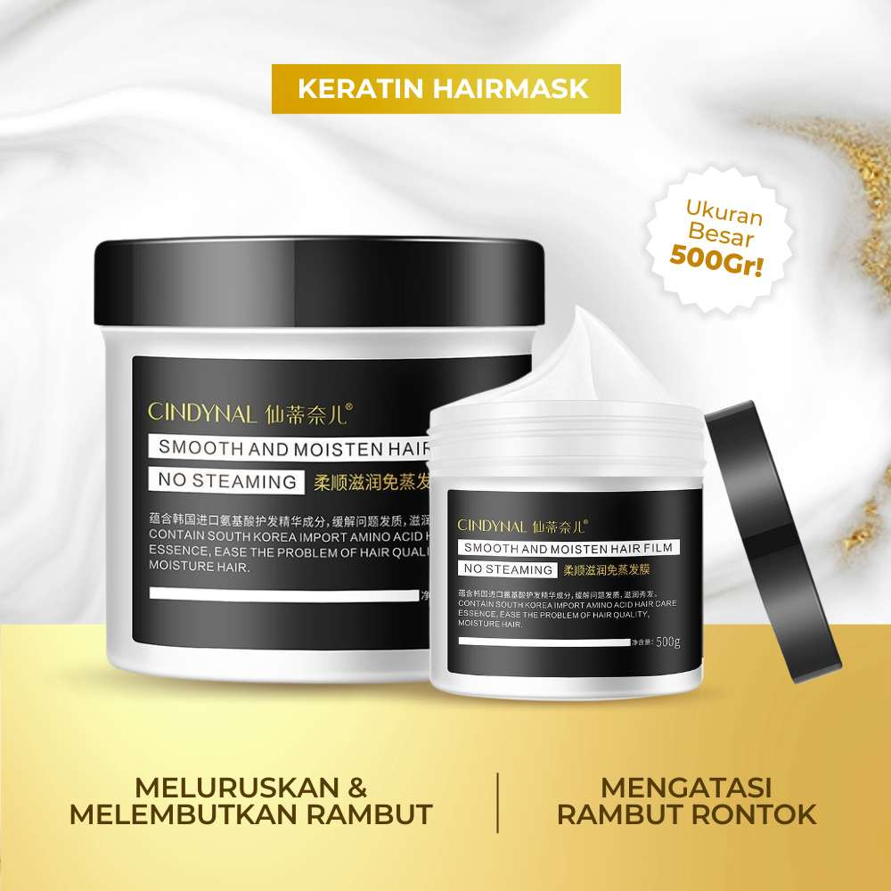Jual MASKER KERATIN CINDYNAL MELEMBUTKAN DAN MEMPERBAIKI RAMBUT RUSAK ...