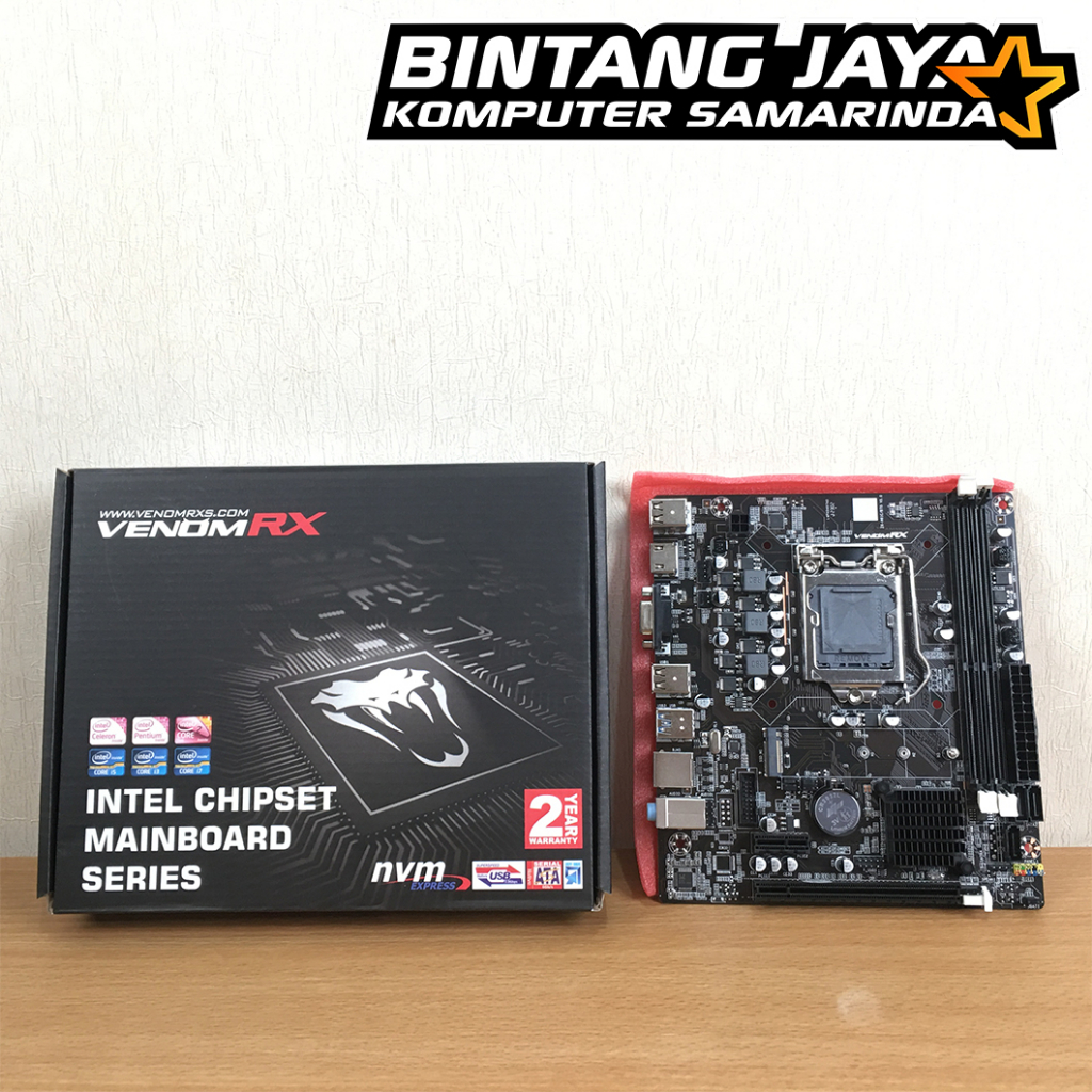 Jual Motherboard VenomRX H61 DDR3 LGA 1155 | Shopee Indonesia