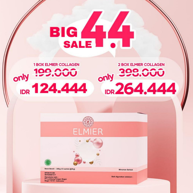Jual ELMIER COLLAGEN KOLAGEN ANTI AGING NO SUGAR | Shopee Indonesia
