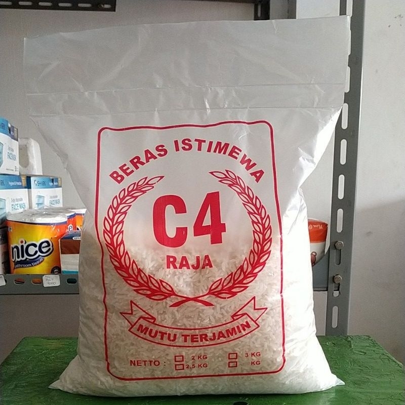 Jual Beras C4 Raja 2kg | Shopee Indonesia