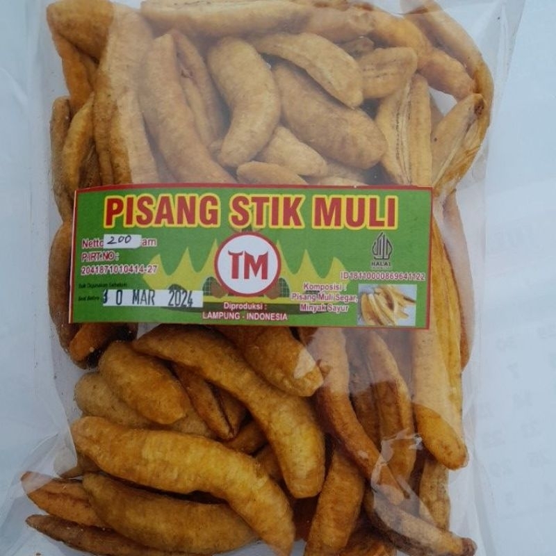 Jual sale pisang muli matang oven renyah dan manis 200gr,pisang stik ...