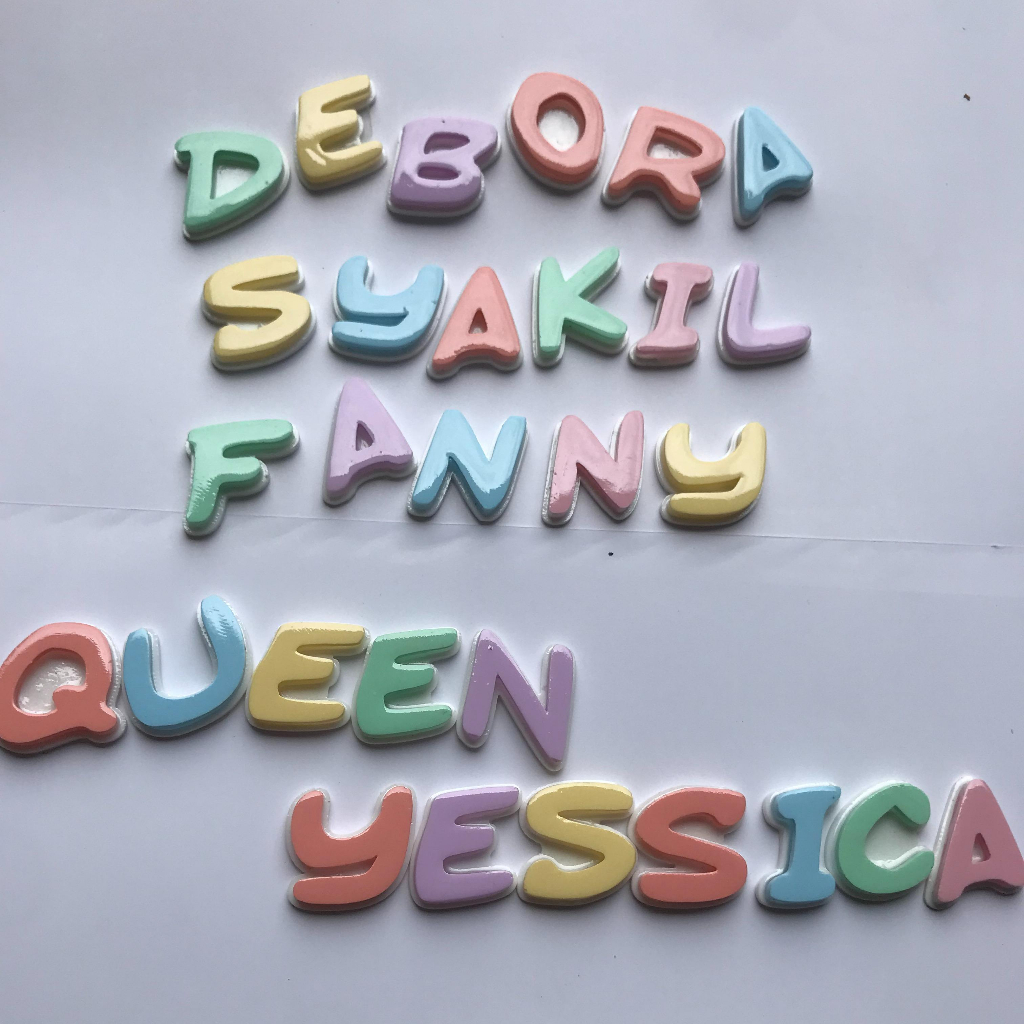 Jual AKSESORIS VARIASI EMBLEM HURUF / EMBLEM ANGKA / DIJUAL PERHURUF ...