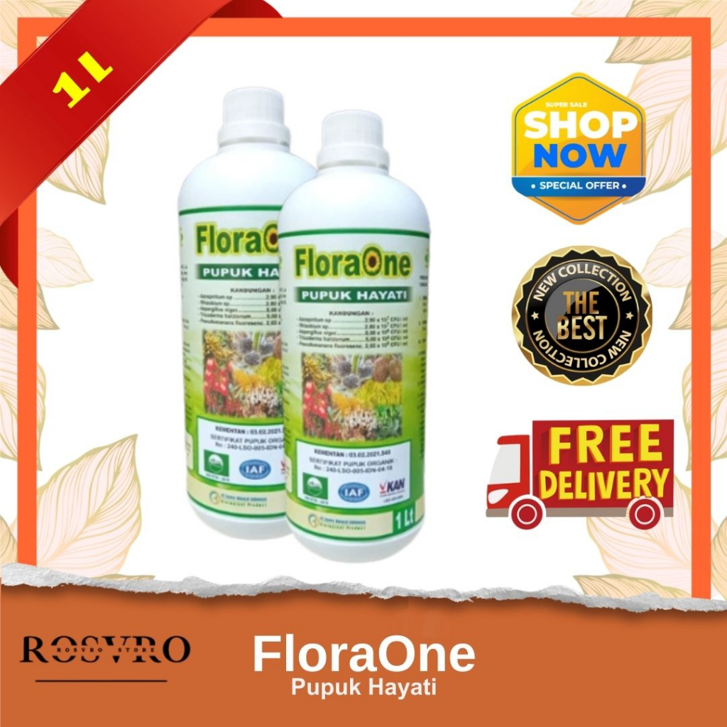 Jual Fungisida Hayati Cair Flora one Pupuk Pgpr, Rhizobium Sp Cair, 1 Liter | Shopee Indonesia