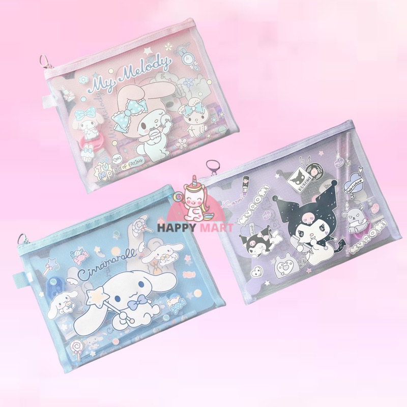 Jual Kotak pensil jaring sanrio kuromi / melody / cinnamoroll | Shopee ...