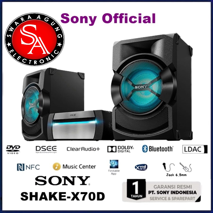 Jual Home Audio System Speaker SONY Type: SHAKE X70 (Khusus Medan) | Shopee Indonesia