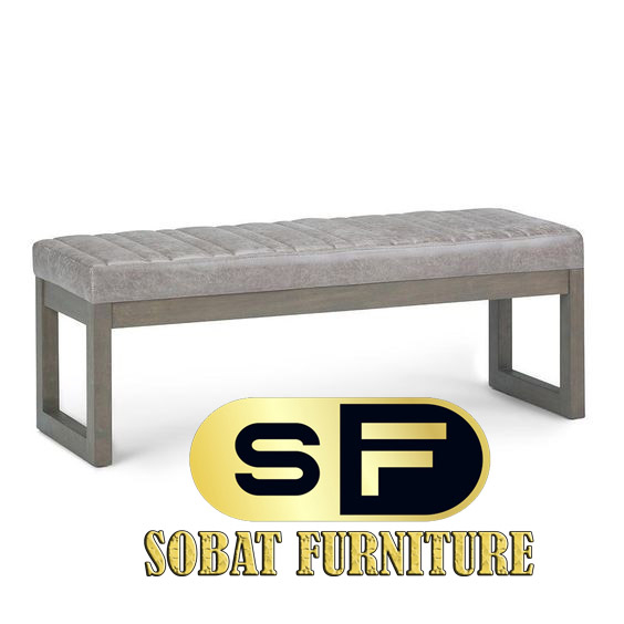 Jual Bench Minimalis Modern - Bangku Bahan Kayu Jati dengan Busa Empuk ...