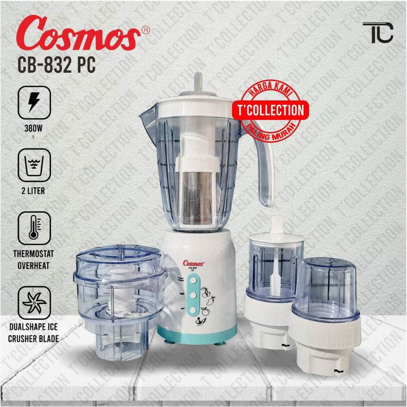 Jual Cosmos Blender dan Pelumat/Chopper CB 832 PC (2 Liter) | Shopee ...