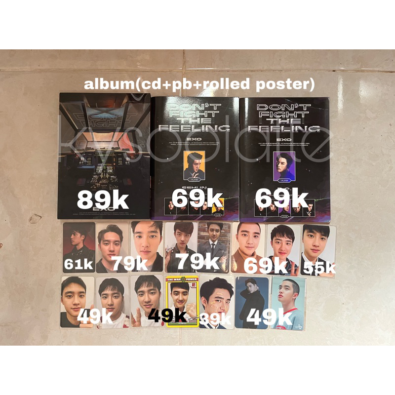 Jual PC ALBUM ONLY EXO DFTF DONT FIGHT THE FEELING | Shopee Indonesia