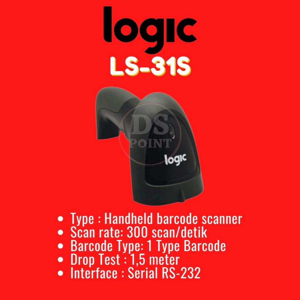Jual Logic LS 31 S Barcode Scanner - Support Mesin Kasir - Otomatis ...