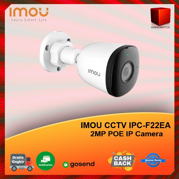Jual IMOU CCTV IPC-F22EA 2MP POE IP Camera | Shopee Indonesia