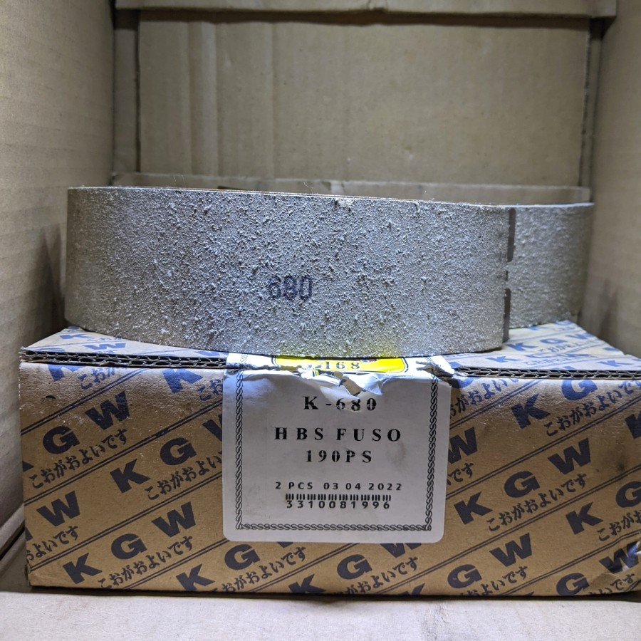 Jual kampas hand rem fuso fighter 190ps KGW K680 hand brake shoe ...