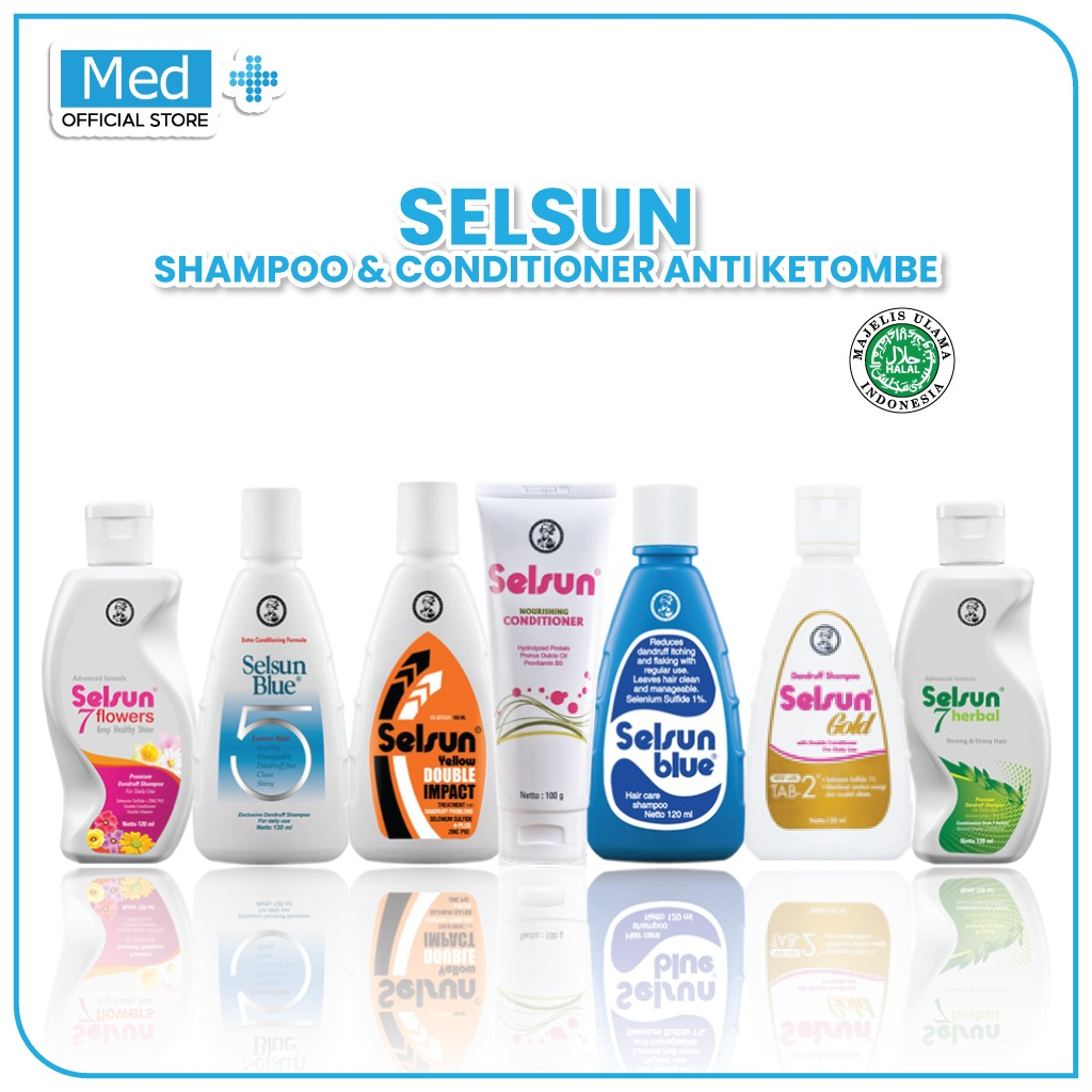 Jual Med+ Selsun Shampo Anti Ketombe / Shampoo Anti Dandruff / Hair ...