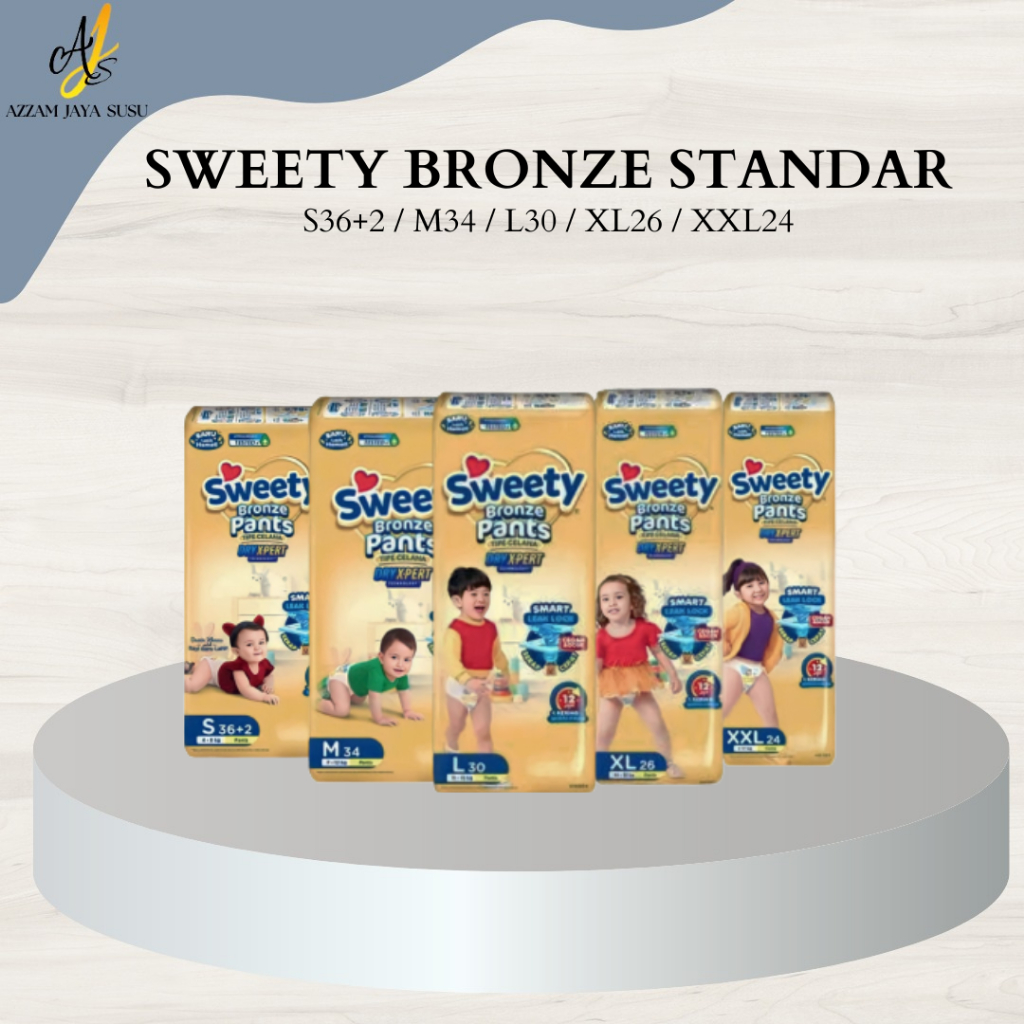Jual Sweety Bronze Pants S36+2, M34, L28, XL26, , XXL24 / Azzam Jaya ...