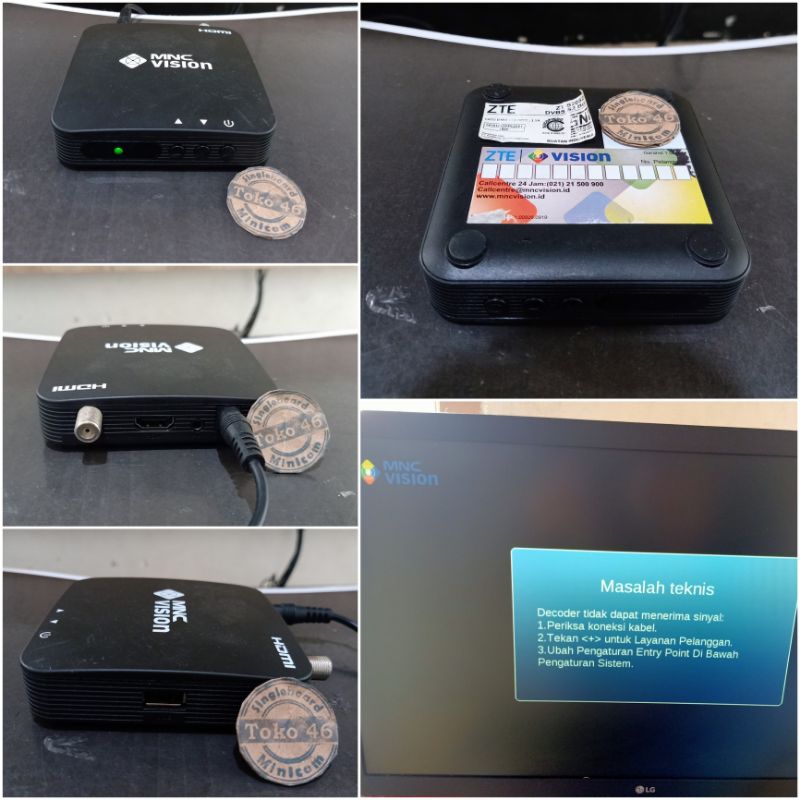Jual STB Set Top Box Tv Digital MNC Vision ZTE-S20520 | Shopee Indonesia