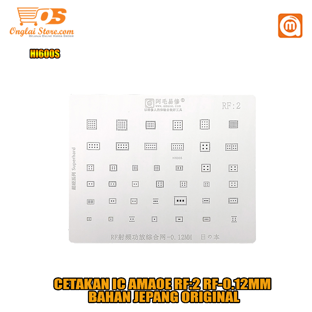 Jual Cetakan IC Amaoe RF:2 RF-0.12MM Bahan Jepang Original | Shopee Indonesia