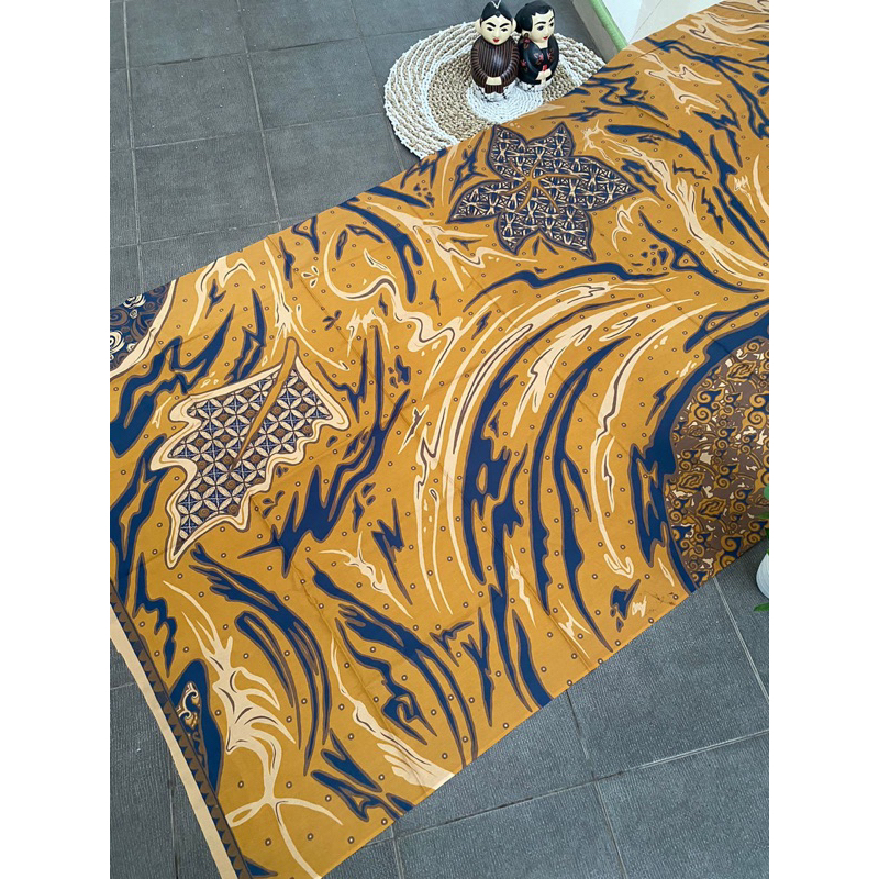 Jual KAIN BATIK SOLO HANDPRINT MOTIF DAUN JATI | Shopee Indonesia
