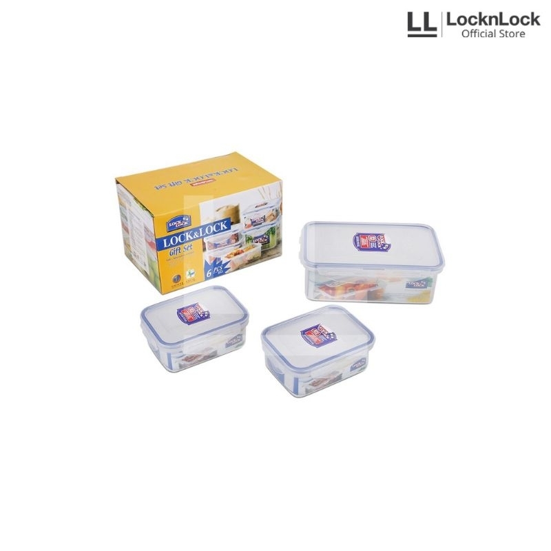 Jual Lock N Lock Gift Set Travel Pack Easier isi 3 / 1,3 liter | Shopee ...