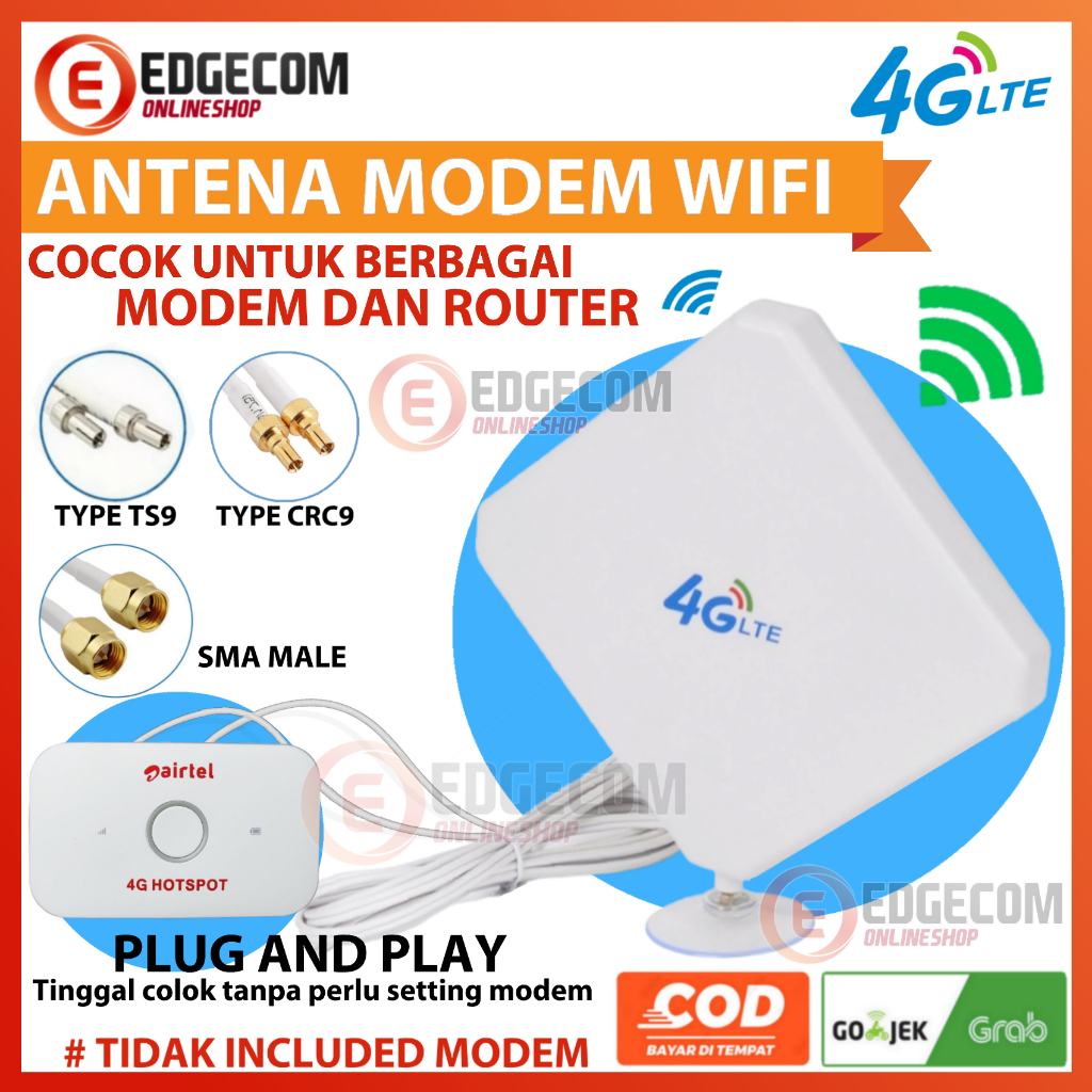 Jual Antena External Modem Mifi dan USB 4G LTE HUAWEI E5573, E5577 ...