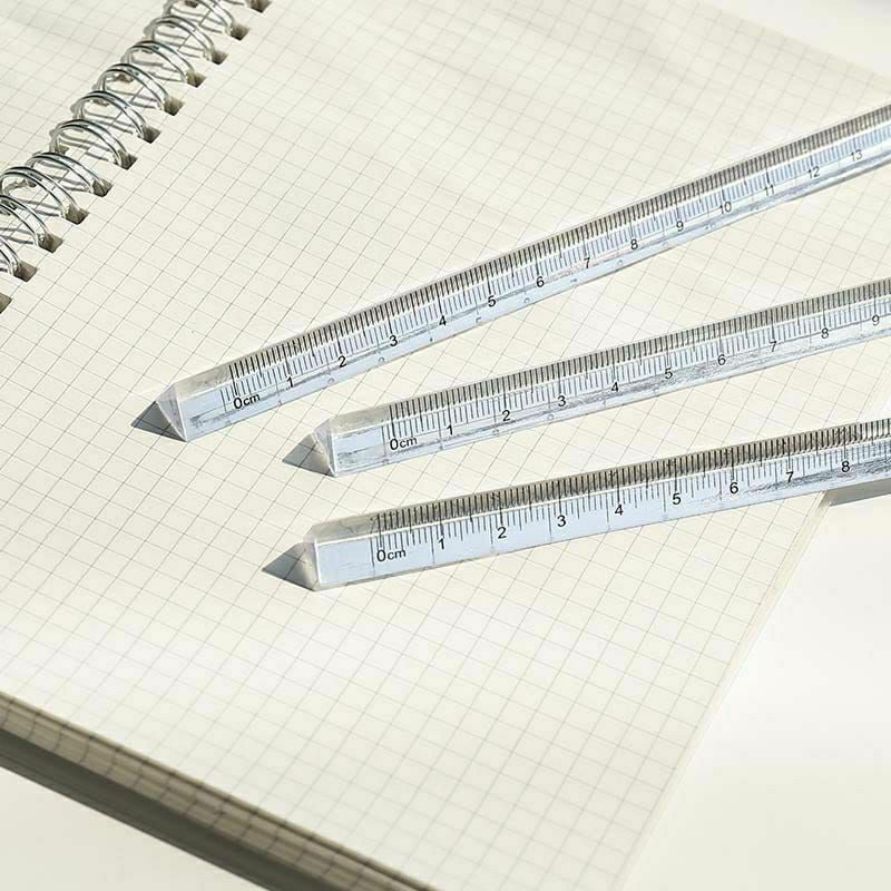 Jual Penggaris Prisma Transparan Transparent Triangle Ruler Aesthetic ...