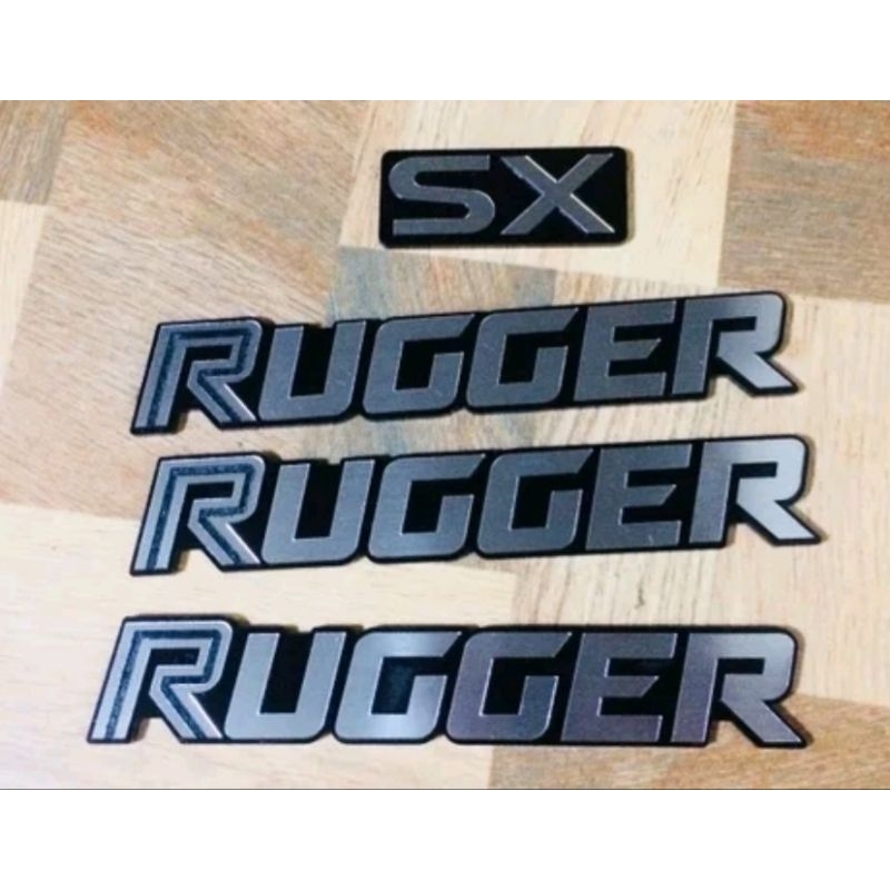 Jual Logo emblem rugger ruger taft rocky hiline BODY KANAN KIRI FENDER ...