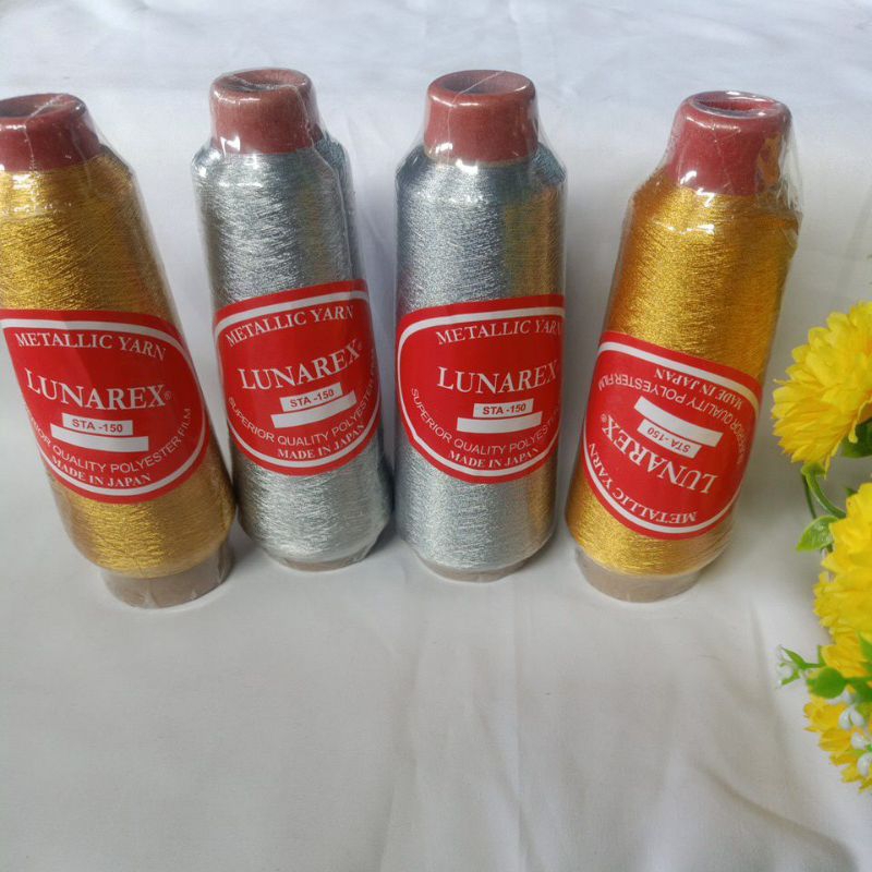 Jual Benang bordir emas dan silver merk LUNAREX | Shopee Indonesia