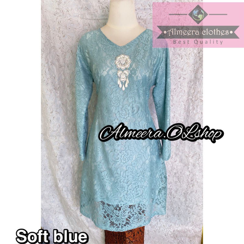 Jual kebaya brokat tunik ada furing kebaya kondangan kebaya modern ...