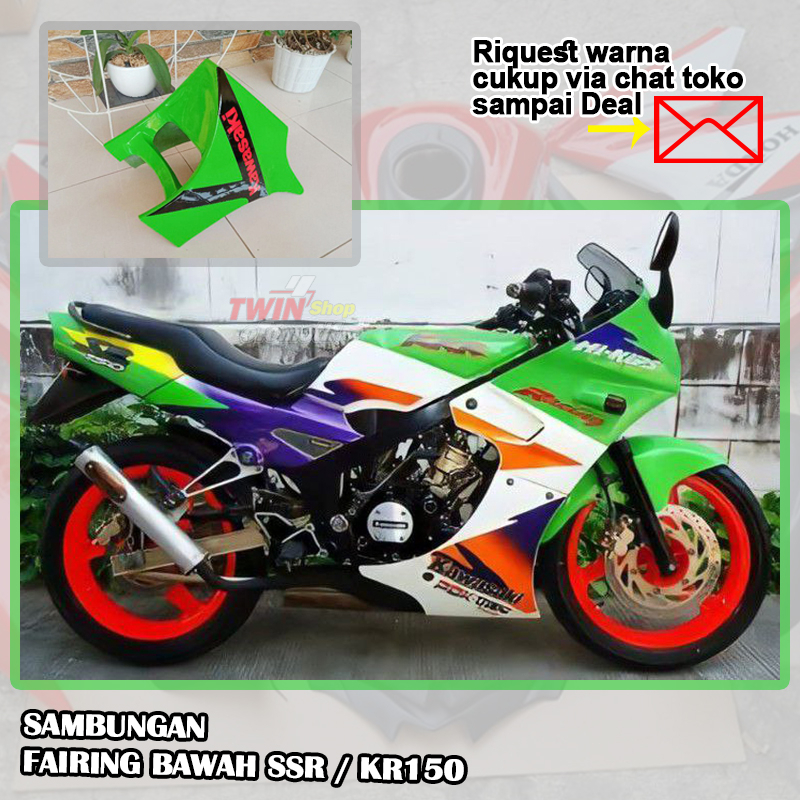 Jual SAMBUNGAN BAWAH SSR/KR150 SAMBUNGAN FAIRING BAWAH SSR / UNDERCOWL SSR /fairing sambungan ...