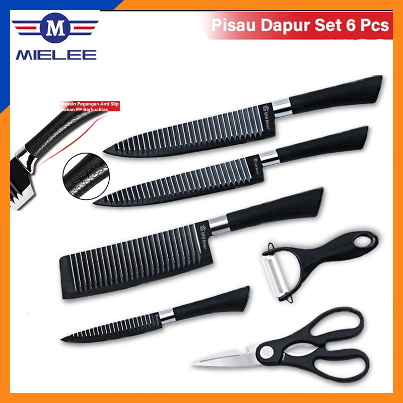 Jual Japan Pisau Dapur tajam super 1set lengkap pisau ori stein ...